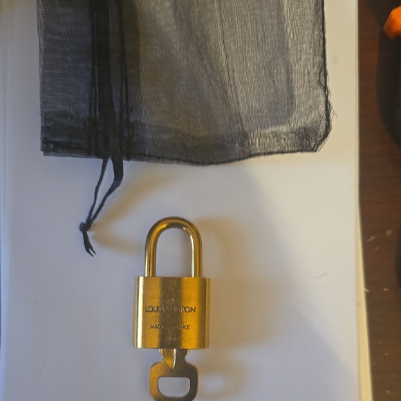 Louis Vuitton | Accessories | Louis Vuitton Gold Padlock With One Key ...